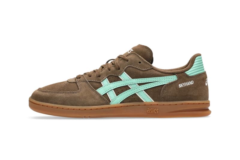 ASICS’ Skyhand OG gets a refined update in “Brown Storm/Ice Green”