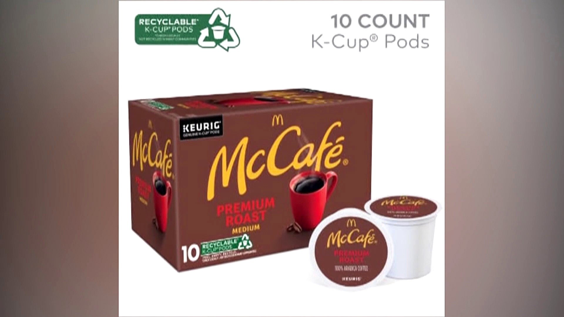 Keurig recalls 80,000 McCafé coffee pods over label error