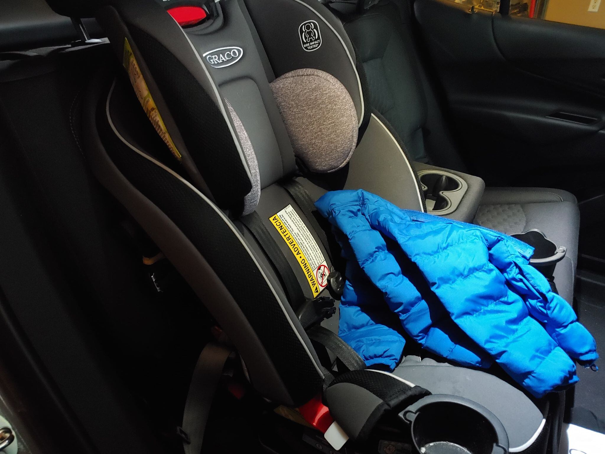 Puffy coats and children’s car seats