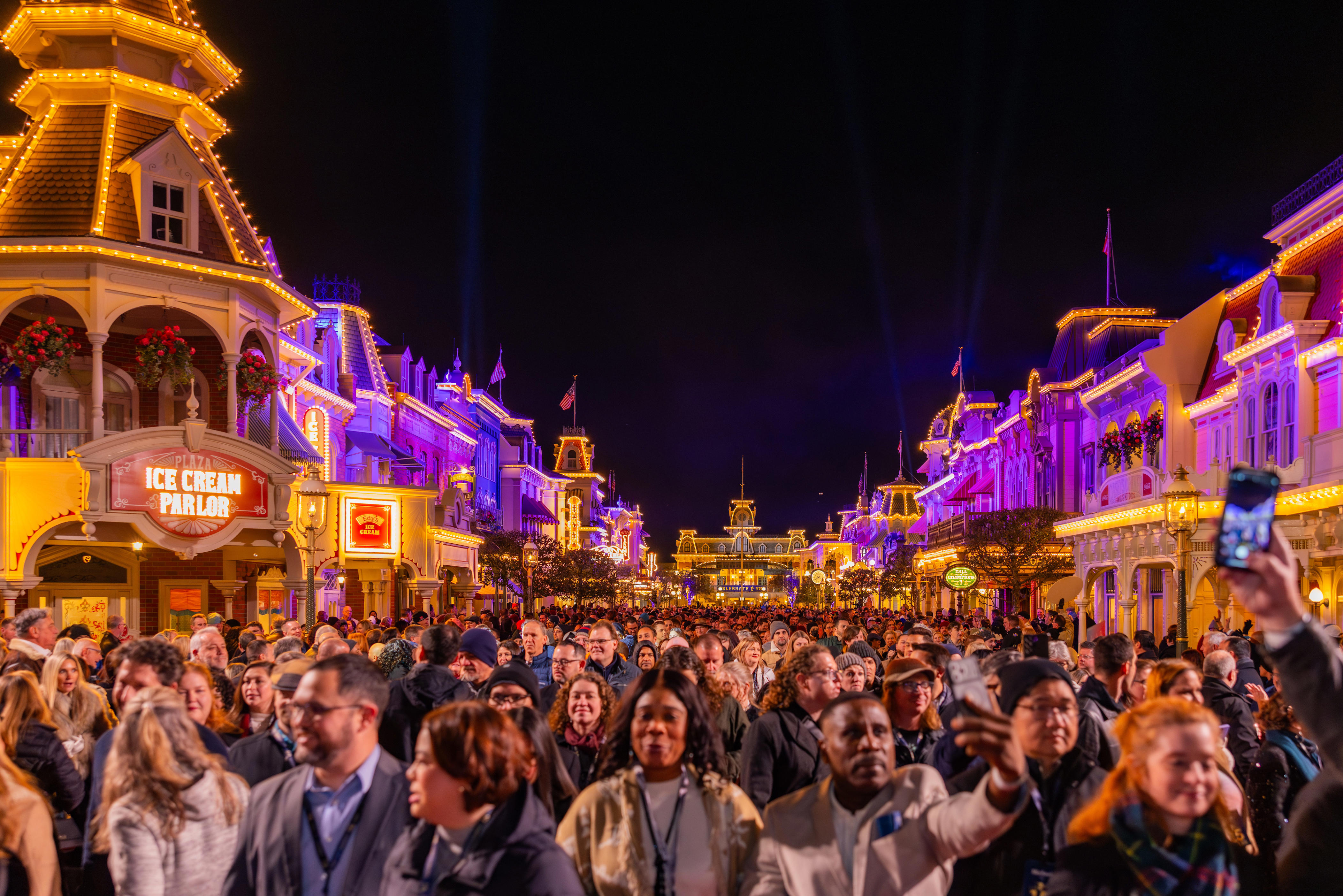 What happens during the 1 night the Magic Kingdom closes to the public?