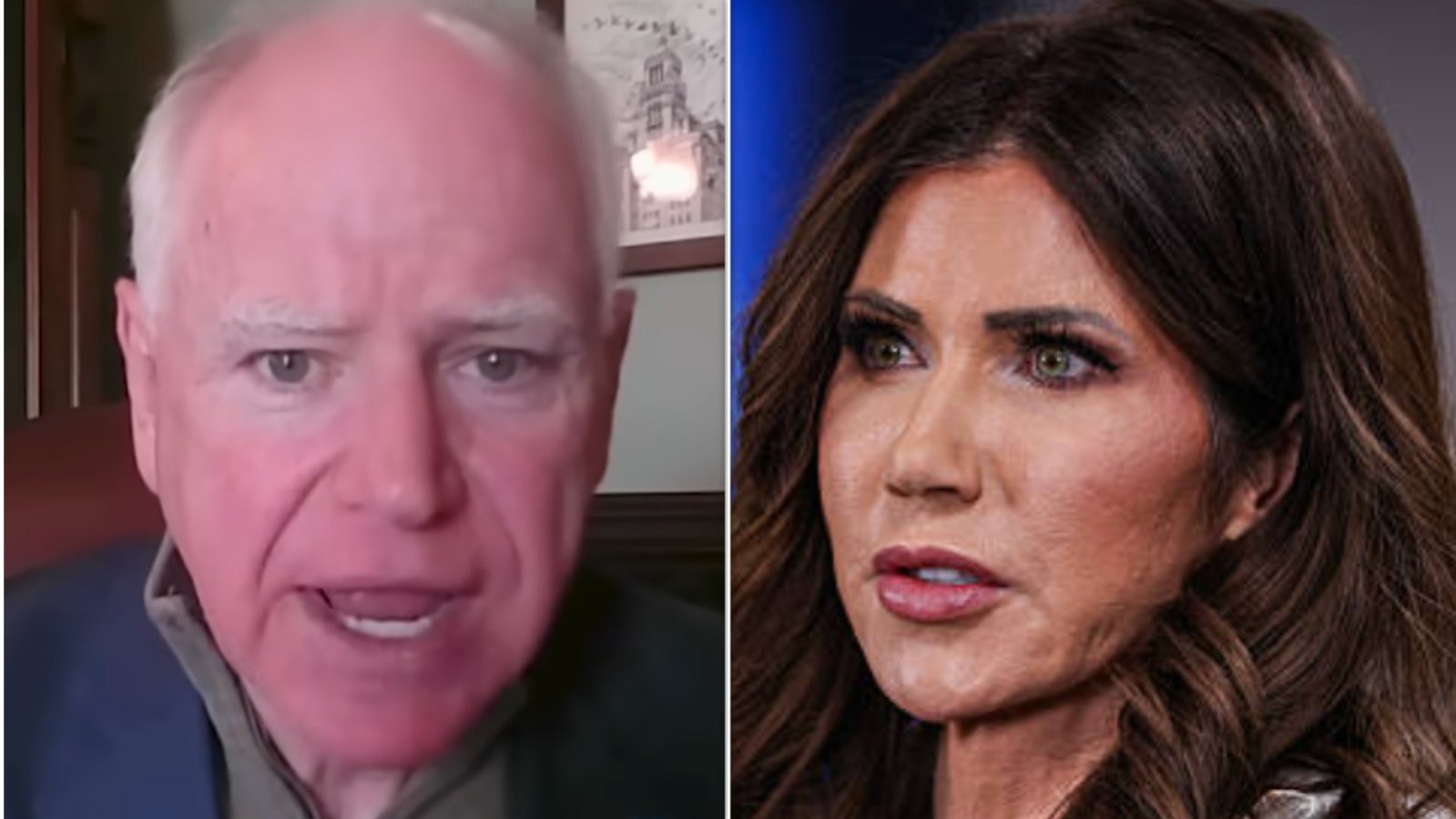 Tim Walz can't resist launching personal dig at Kristi Noem amid ...