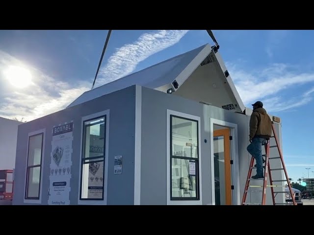 This modular home can be set up within one day