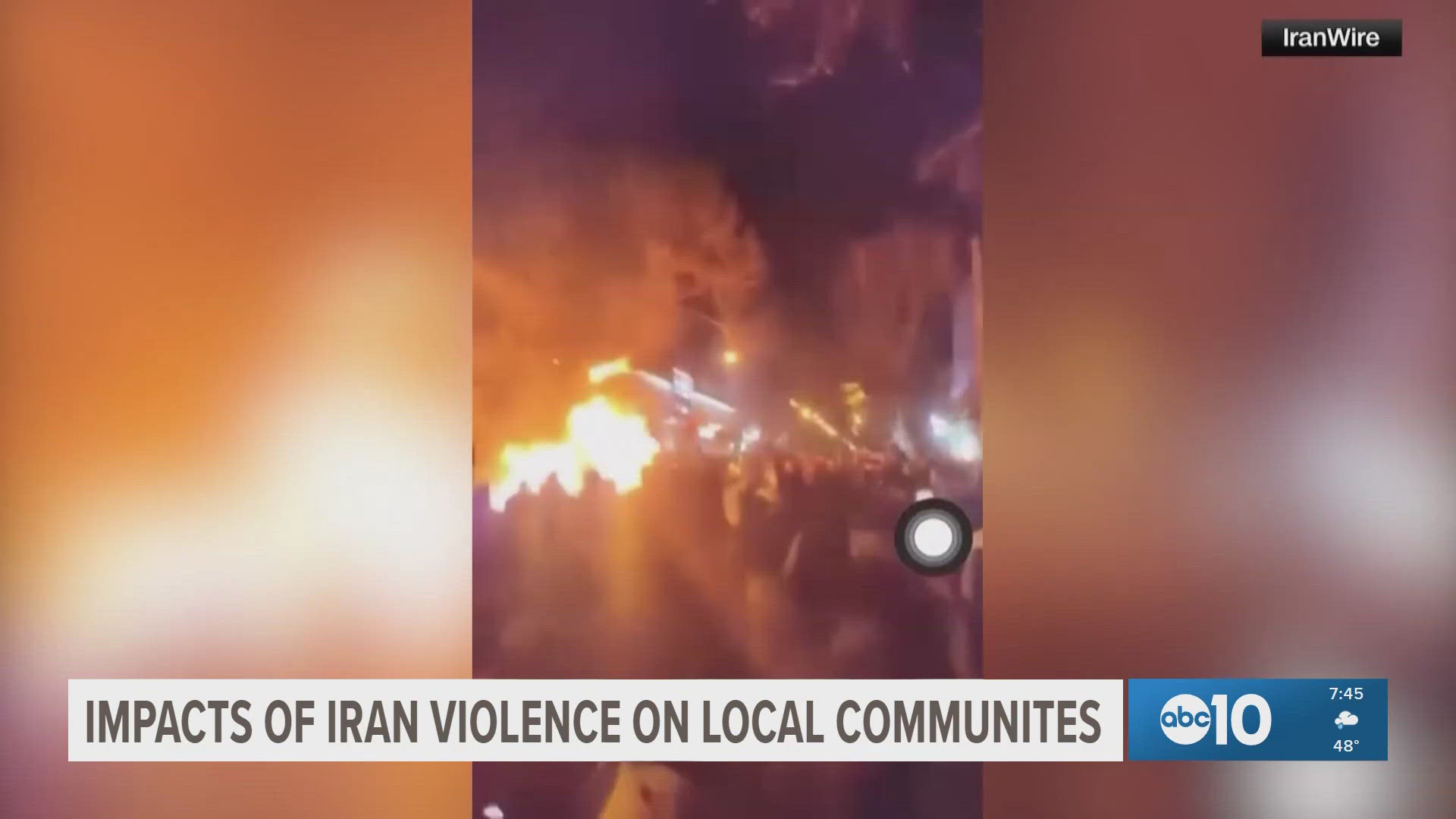 Impacts of Iran violence on local community