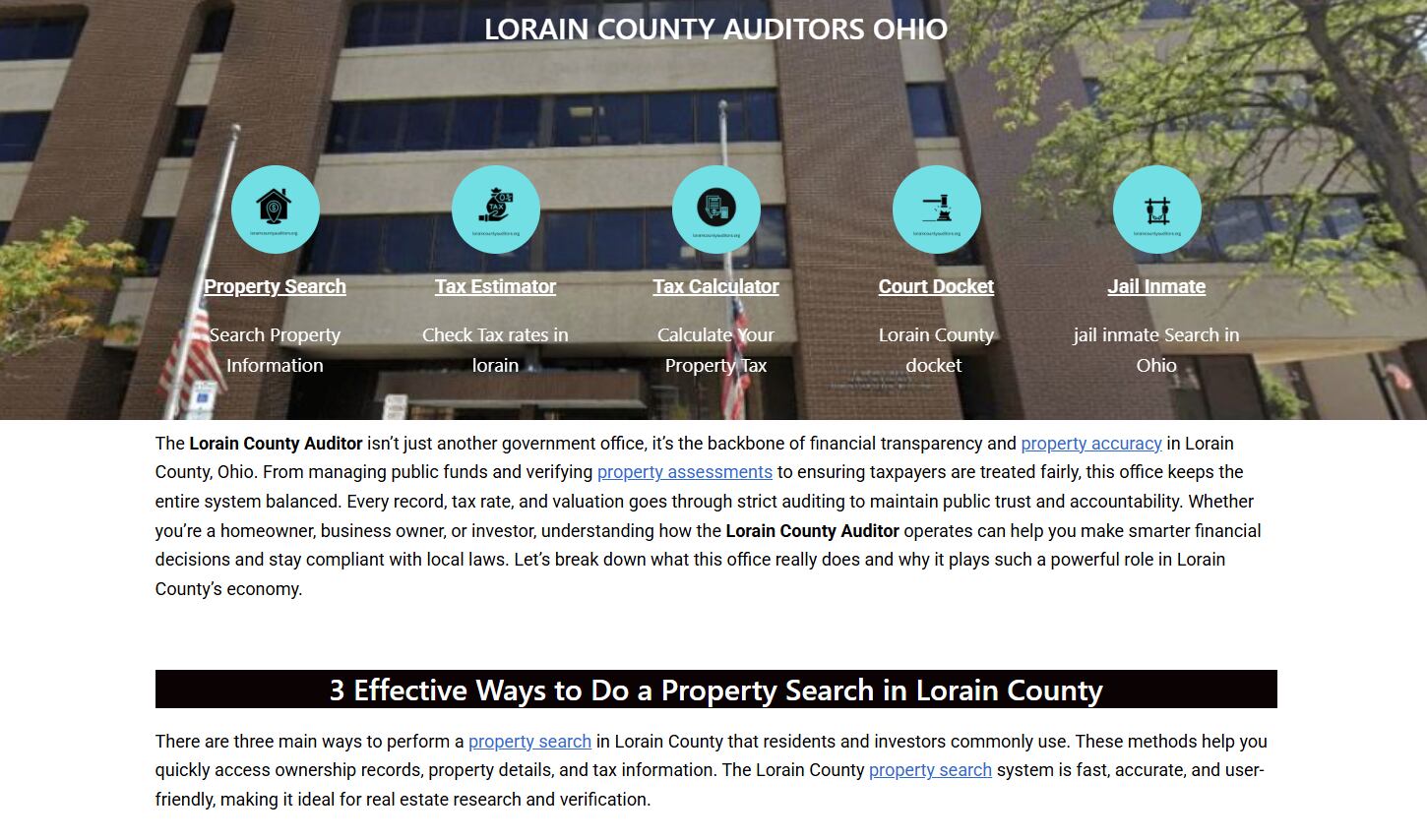 Fake county website for Lorain County shows the future for scammers ...