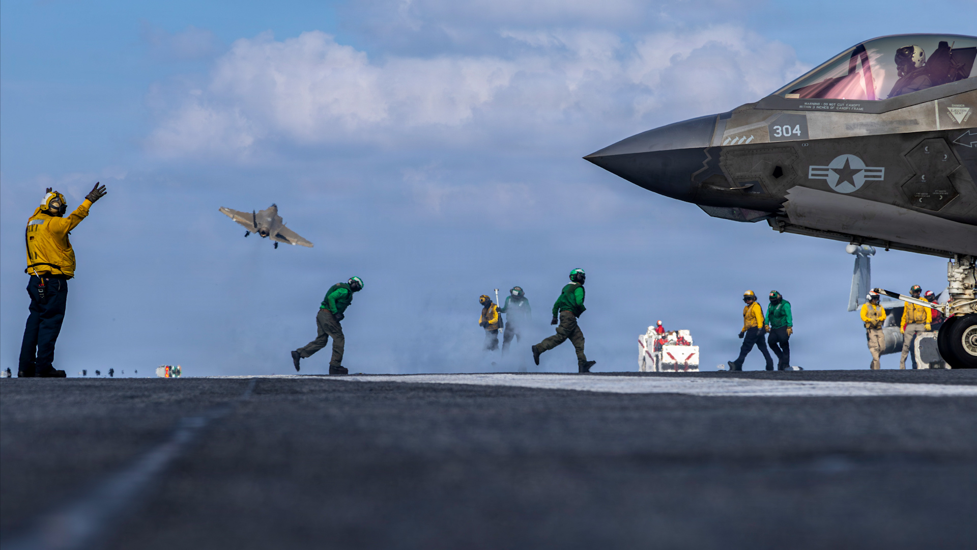 Trump warns Iran of 'speed and violence' as CENTCOM launches air drills