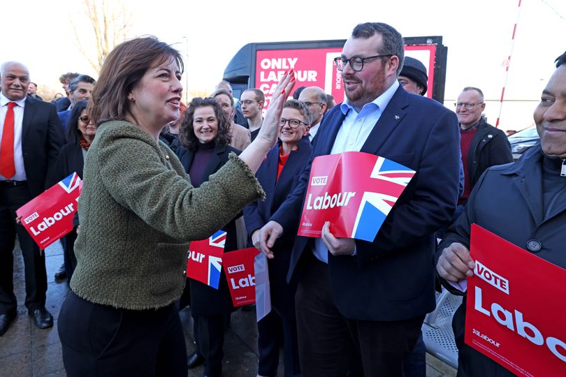 Labour ad van for Gorton and Denton by-election launched as Lucy Powell ...