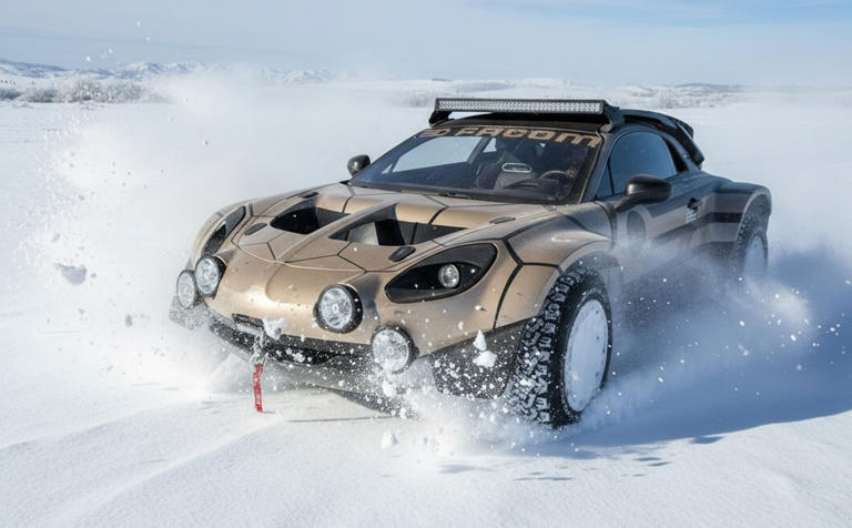 L'Alpine A110 s'offre une version tout-terrain façon 911 Dakar pour sa ...