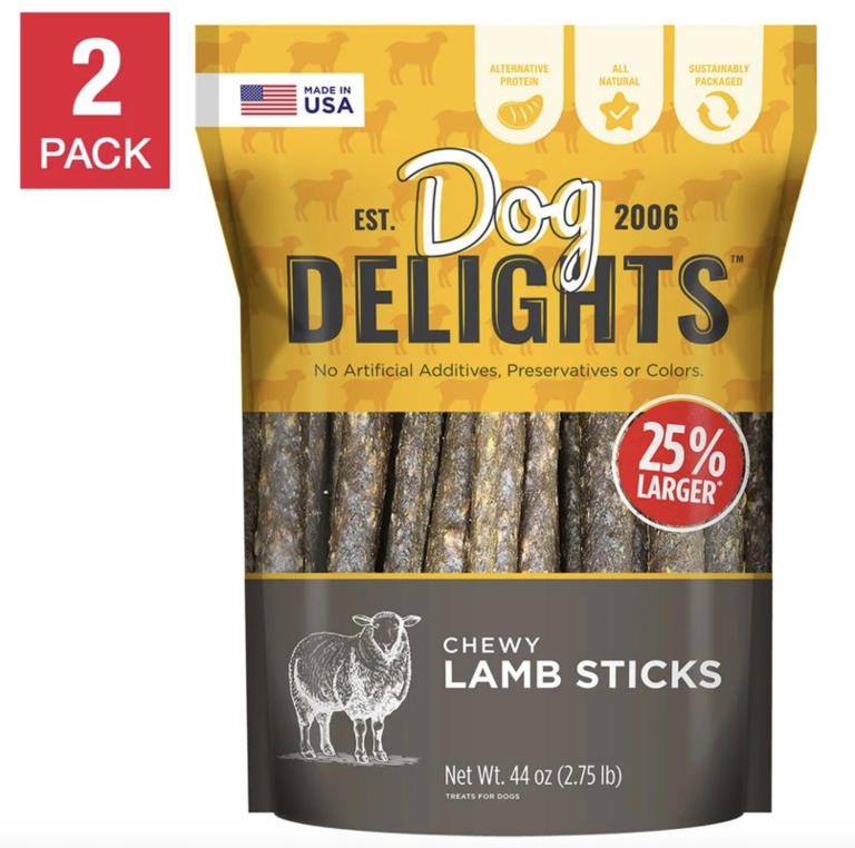 Costco's dog delights chewy lamb sticks: Long-lasting treats for power ...