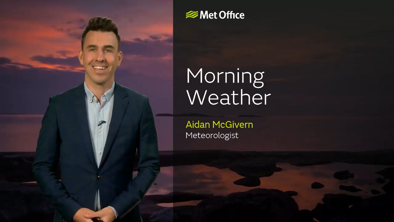 Met Office Tuesday morning weather forecast 30/09/2025