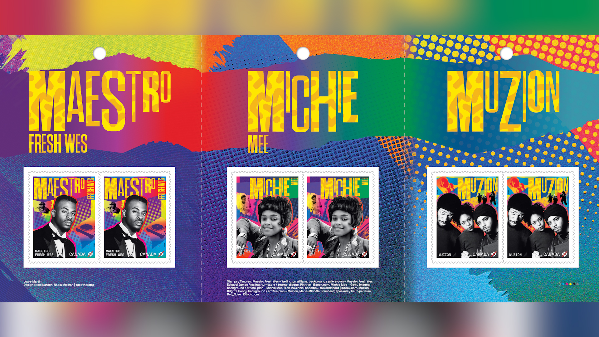 New Canada Post stamps honour Black Canadian hip-hop icons
