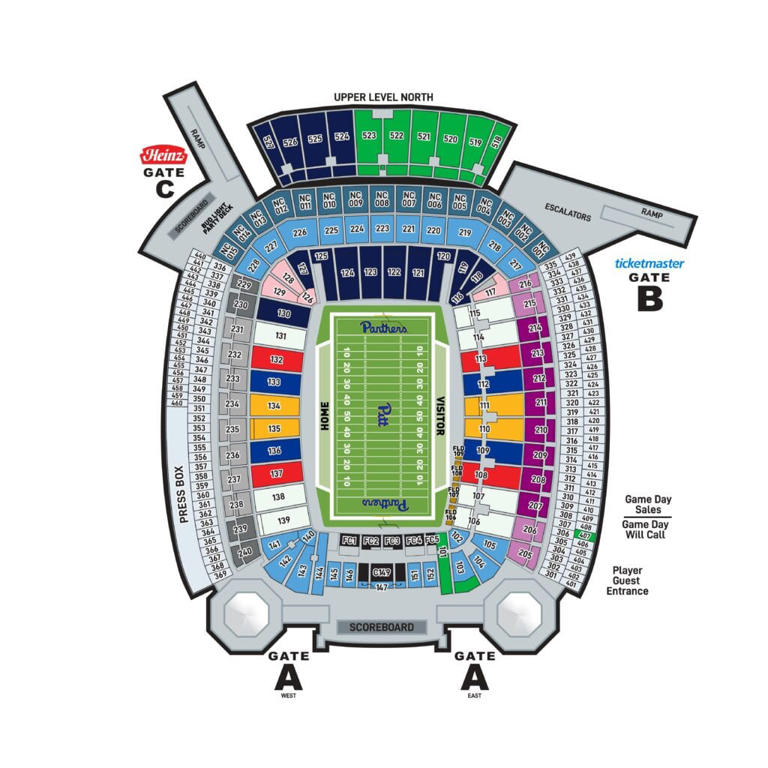 Pitt athletics announces reduced capacity for Acrisure Stadium to 51,416