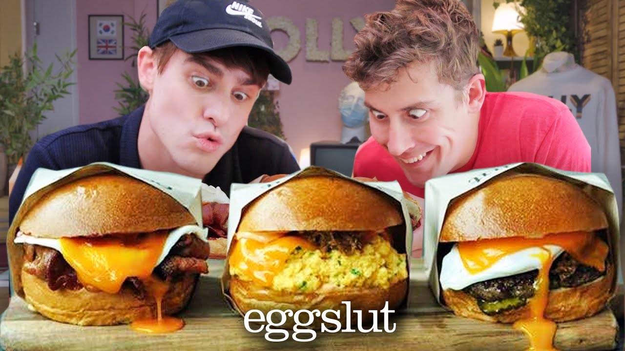 Trying London’s most famous egg sandwiches! (Eggslut vs Korean street ...
