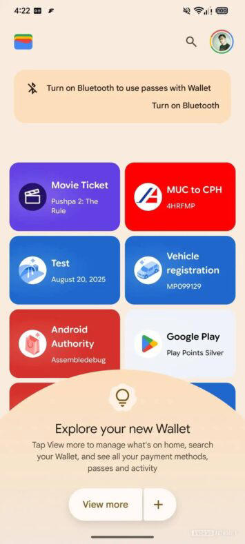 Google Wallet is getting a big home screen UI redesign