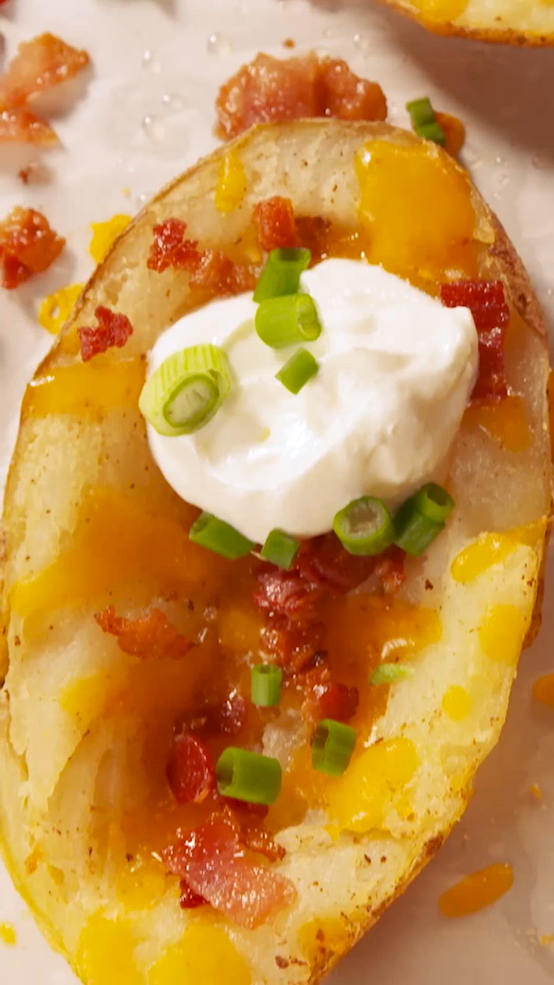 Loaded potato skins