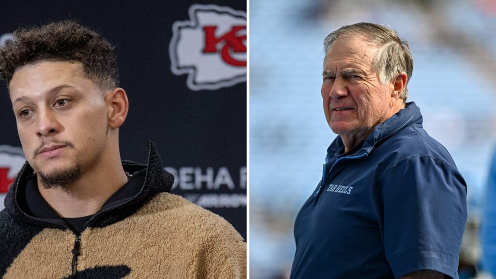 Patrick Mahomes left in disbelief over major Bill Belichick snub