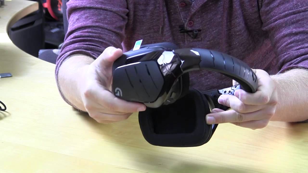 Logitech G633 gaming headset unboxing, overview & illumination