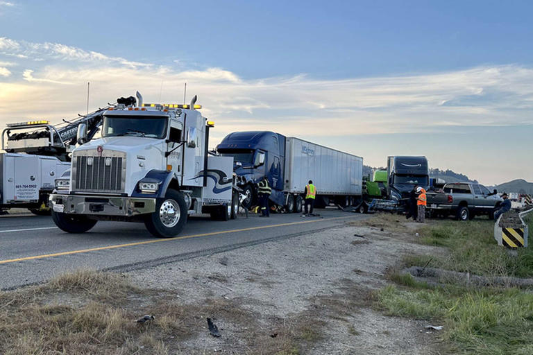43-car pileup snarls Central Valley as dense fog drops visibility near zero
