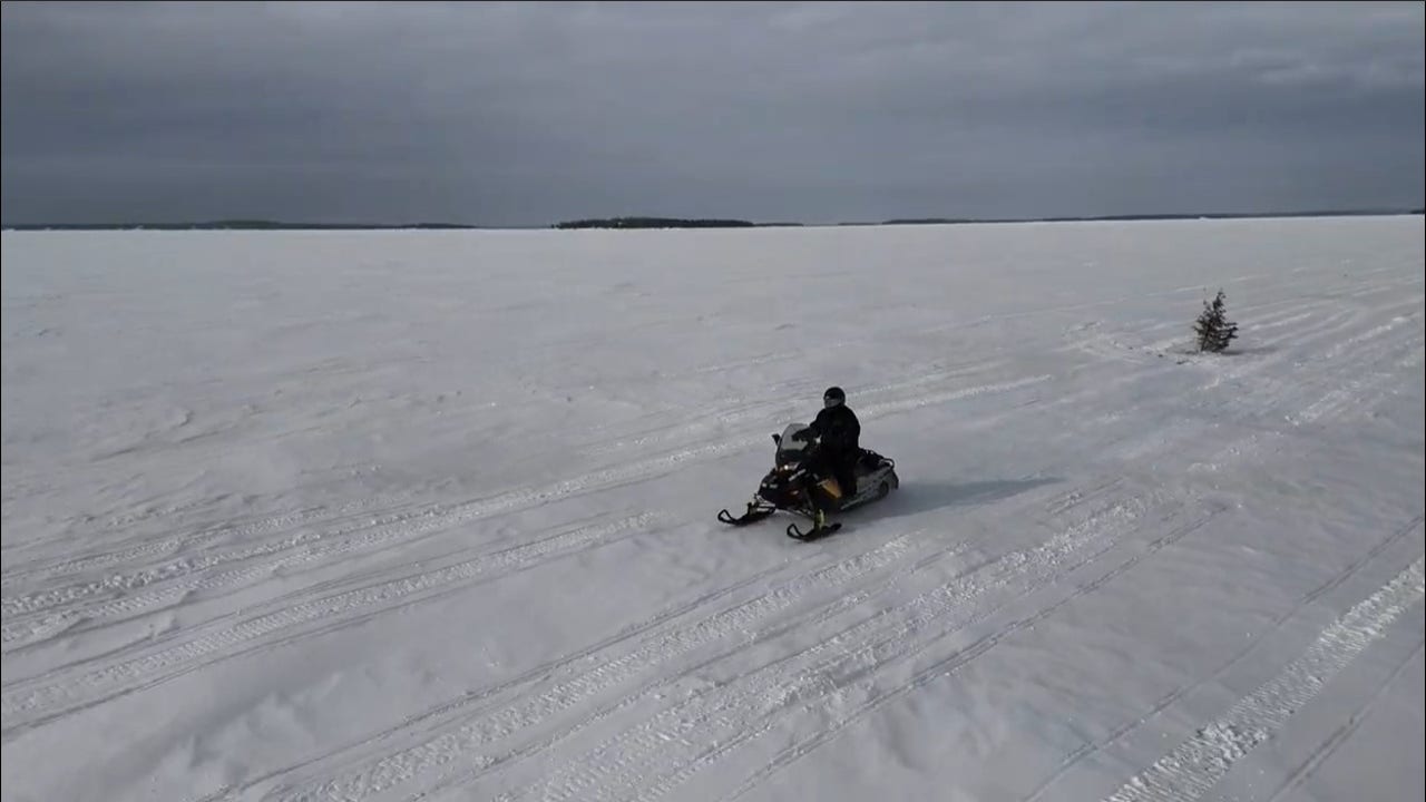 International ice bridge in northern Michigan will take you to Canada