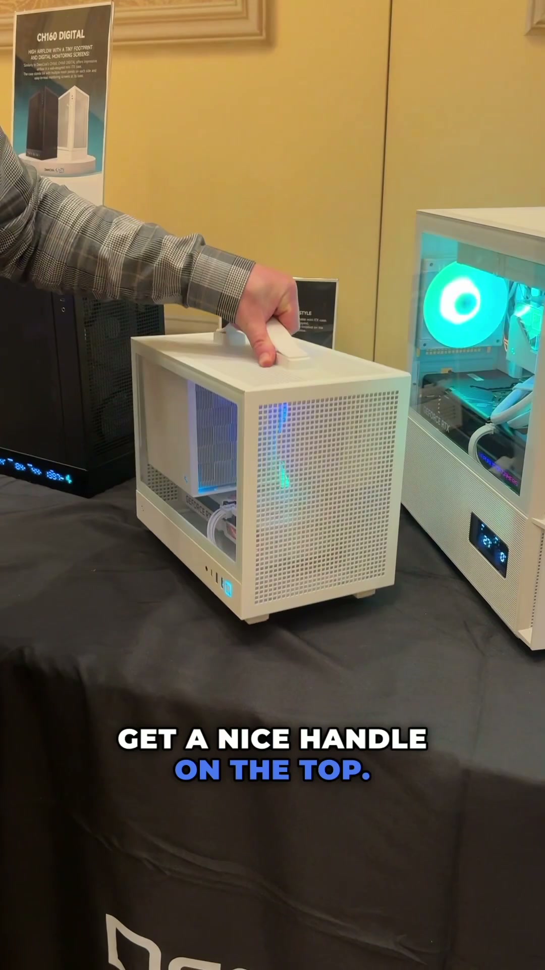 The new DeepCool CH160 small form factor case!