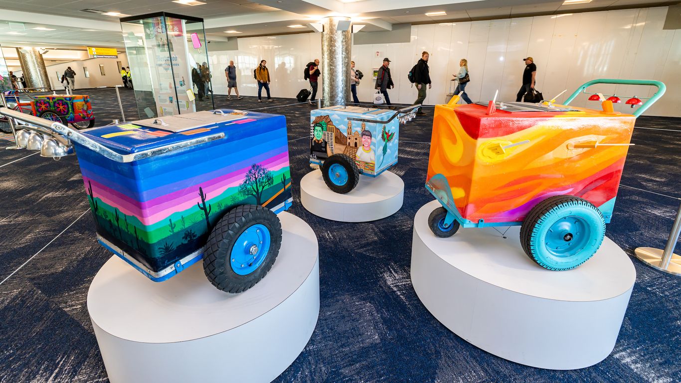Denver airport's new art exhibition honors Latino culture