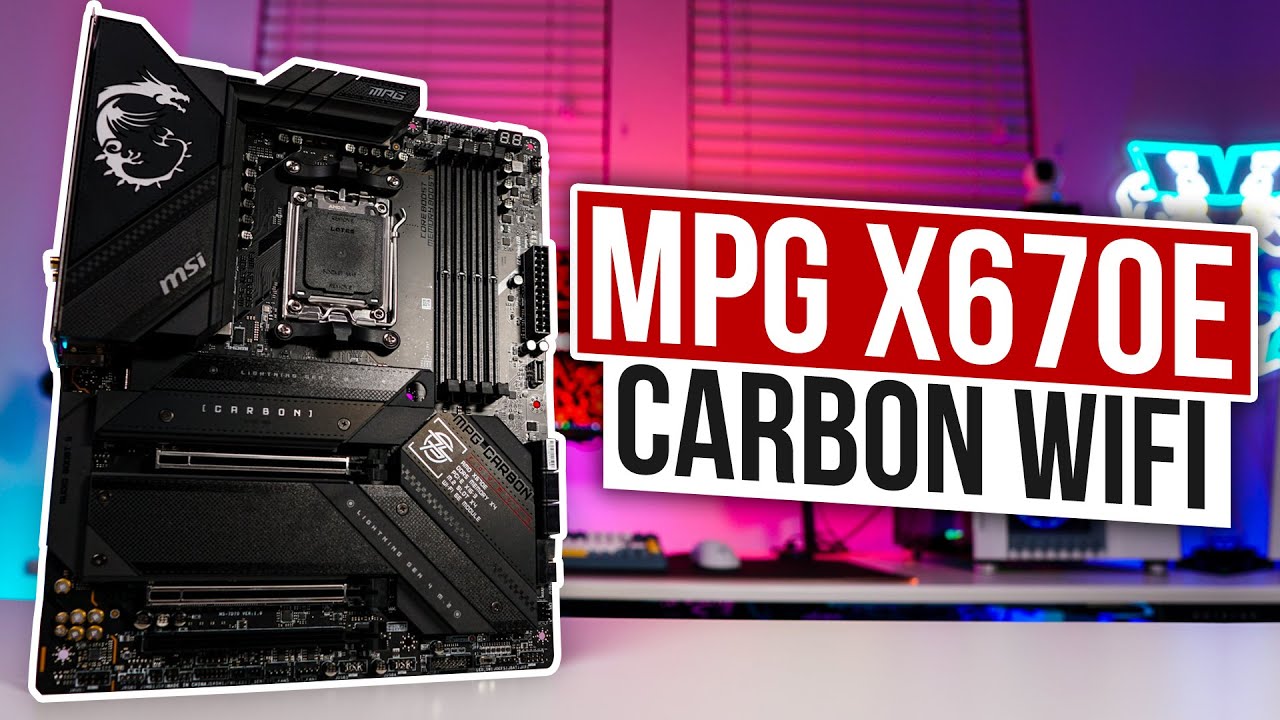 MSI MPG X670E Carbon WiFi motherboard