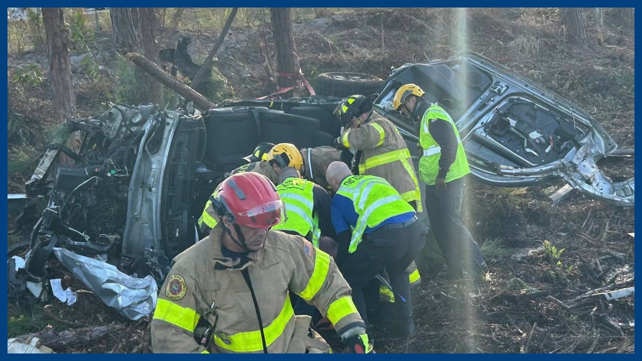 One person airlifted after single-vehicle crash on northbound Florida ...