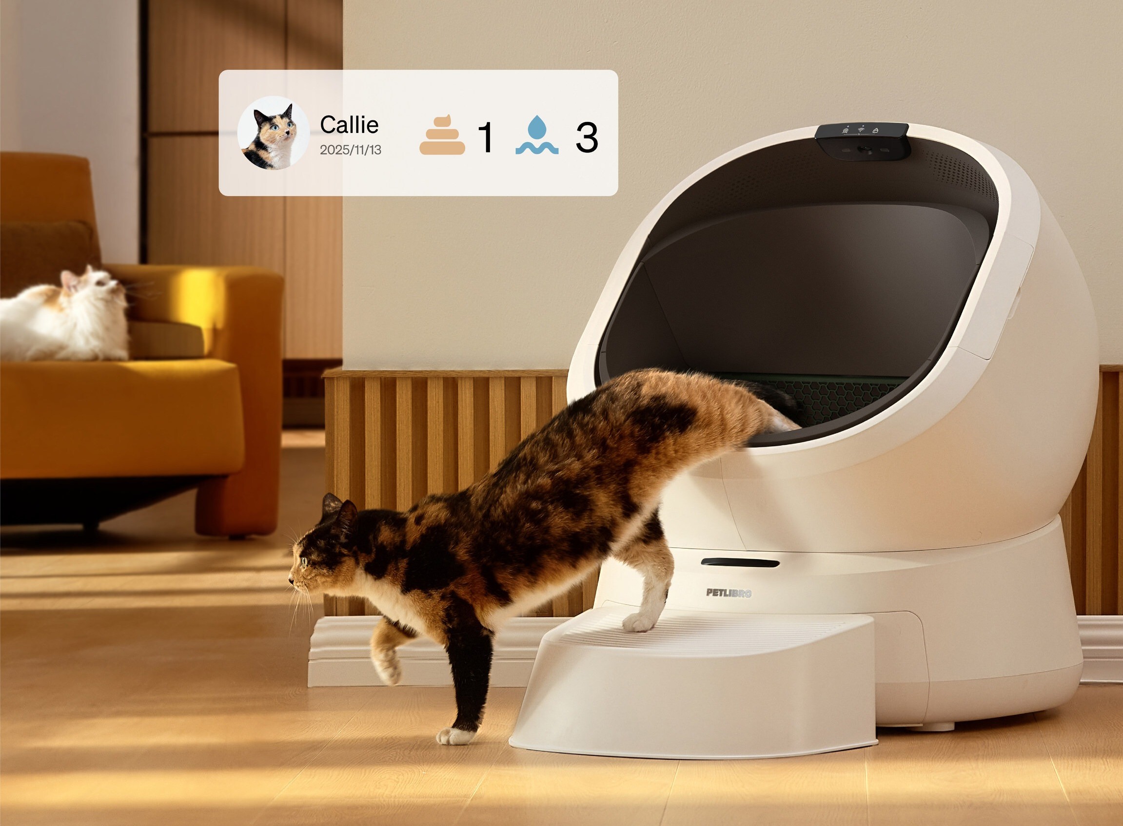 Petlibro's Luma smart litter box tracks cat health with AI