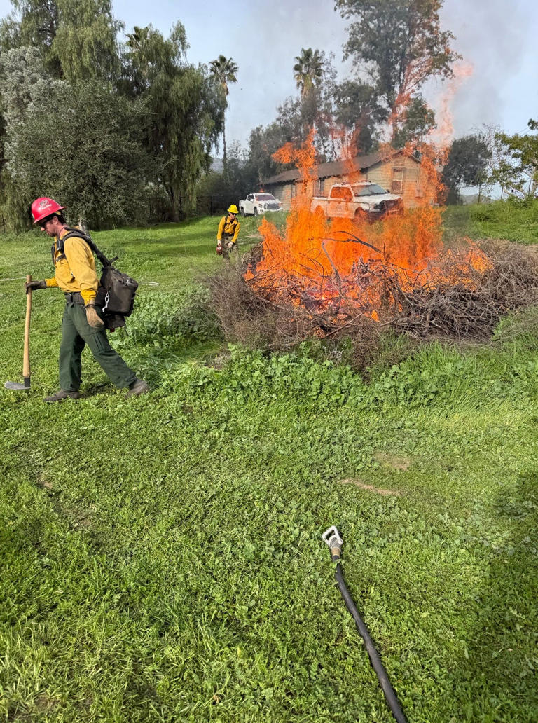 See smoke west of I-15 near Lake Elsinore, Ortega Highway? Here's why