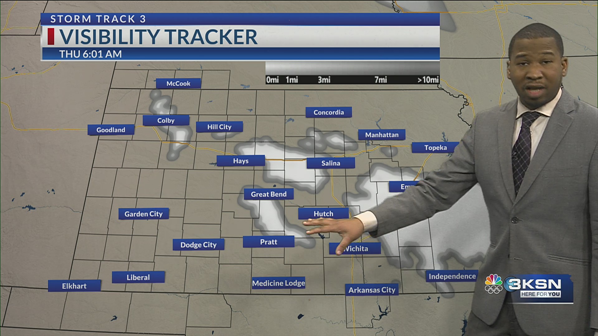 Wednesday noon forecast