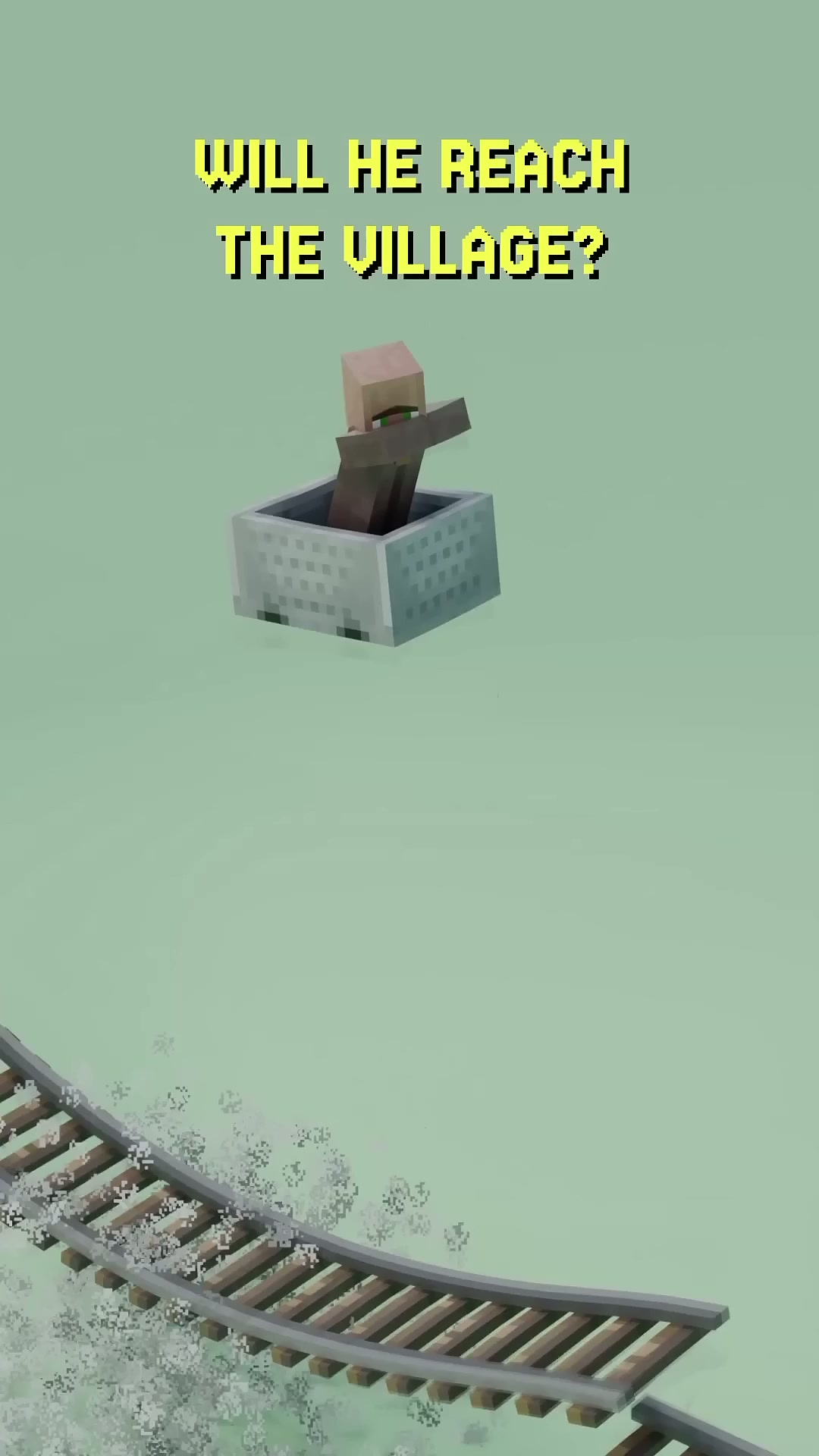 Minecraft satisfying 3D loop animation 🚂🧨 #minecraft #blender