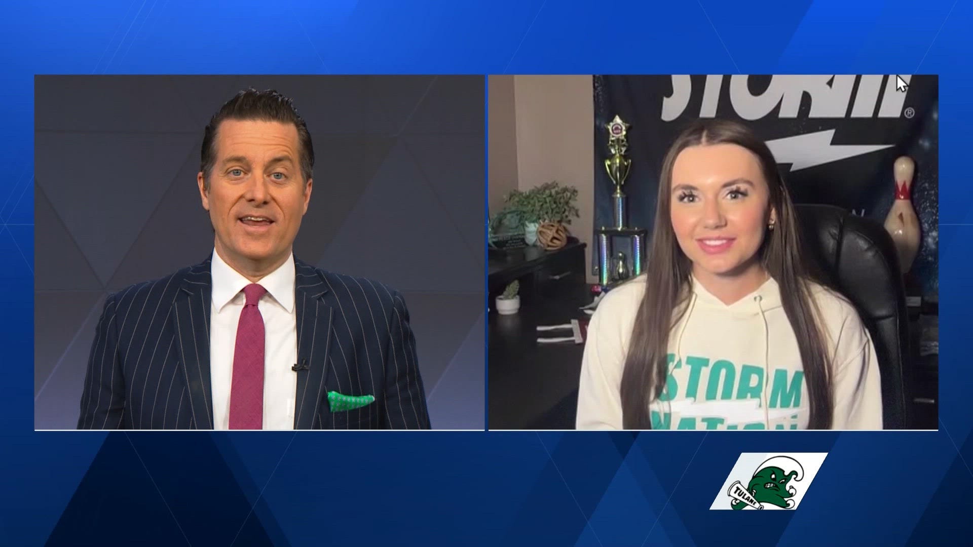 Tulane bowling signee Malia Briggs interview