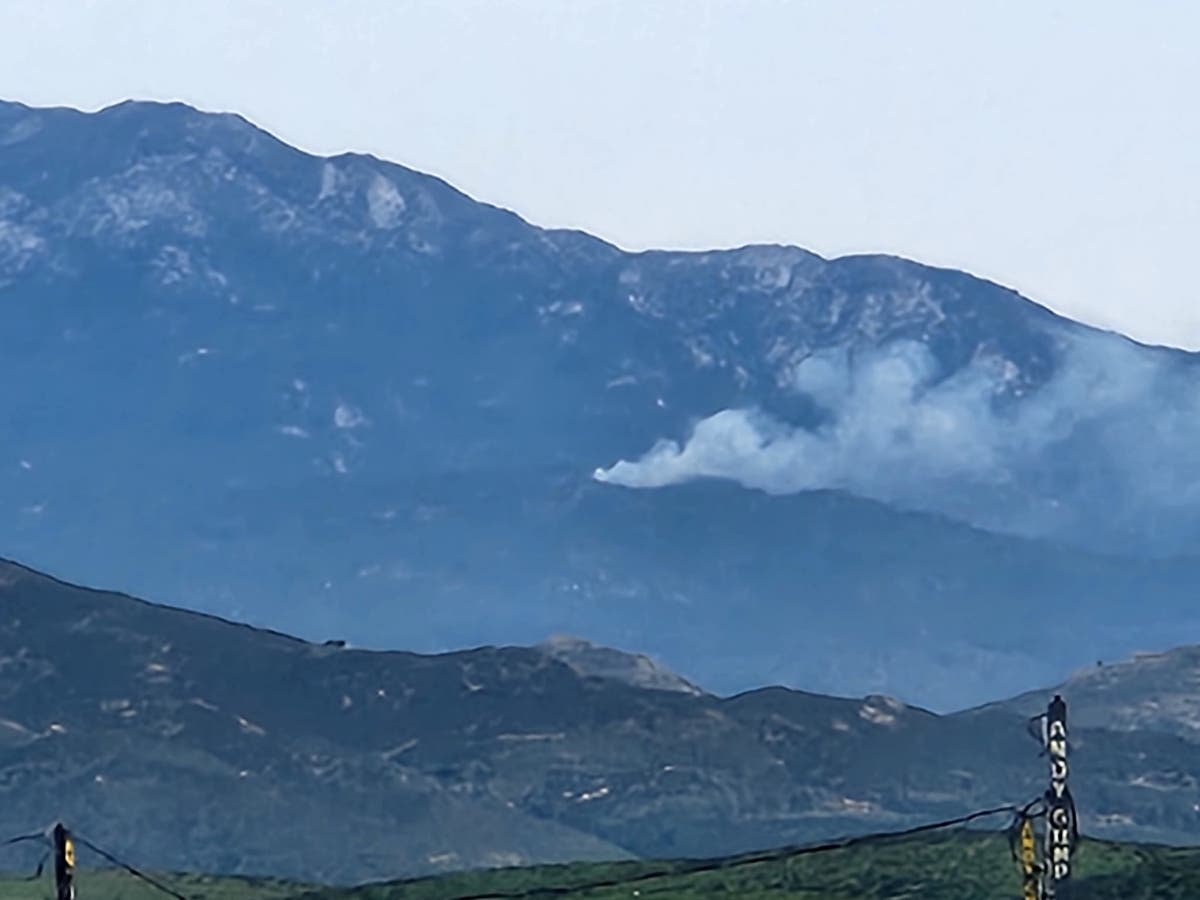 See smoke west of I-15 near Lake Elsinore, Ortega Highway? Here's why