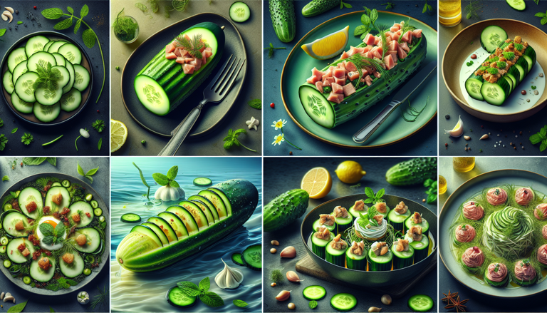 Découvrez ces recettes rafraîchissantes à base de concombre