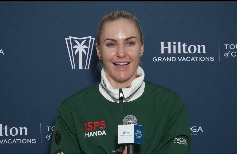 A freezing week in Florida has Charley Hull using hair dryer to get warm