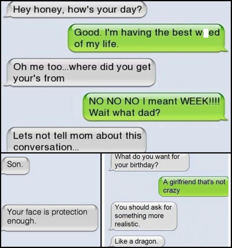 40+ funny texts from dads that are so bad they're good