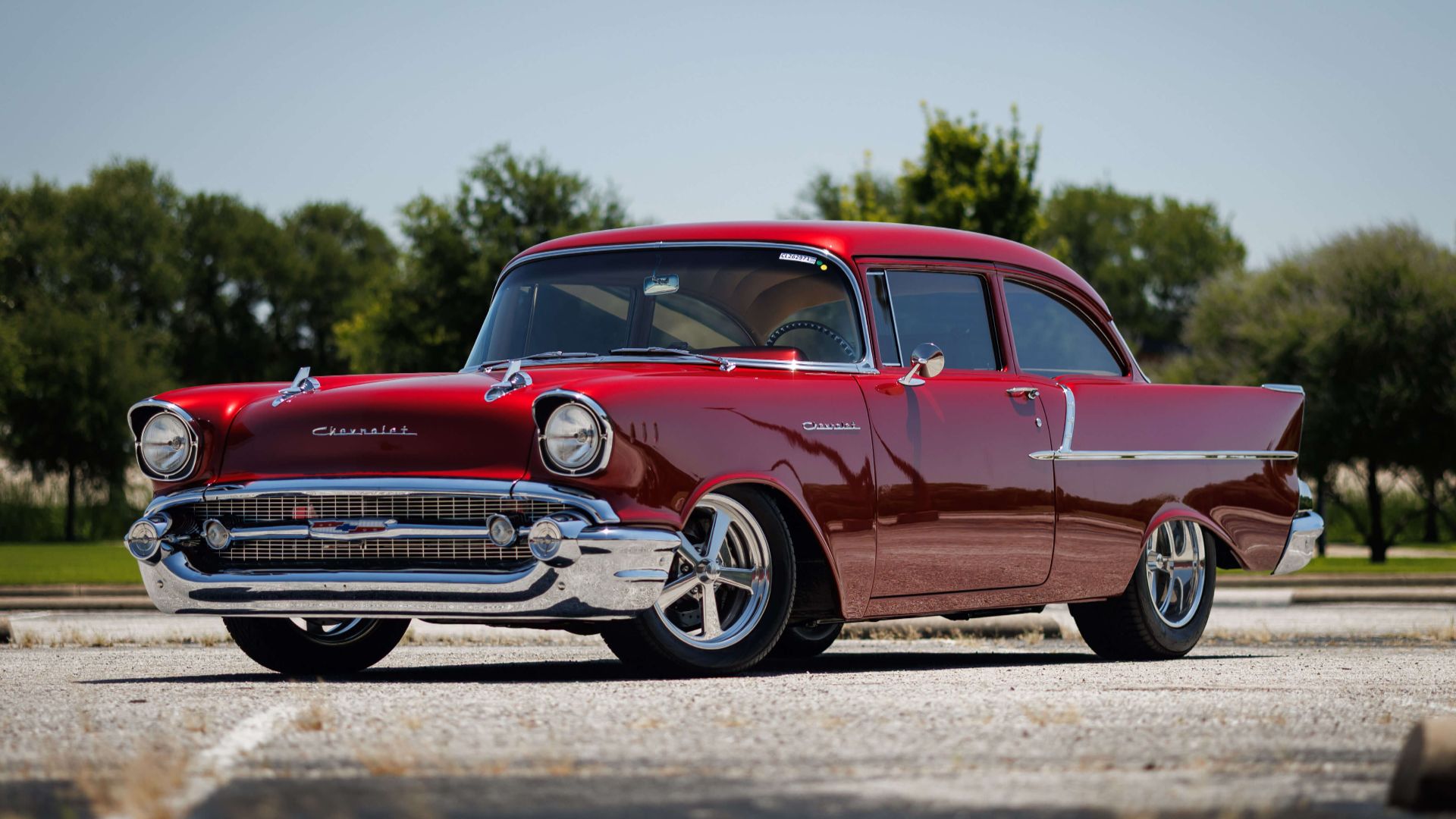Win this 620-HP 1957 Chevrolet Bel Air restomod