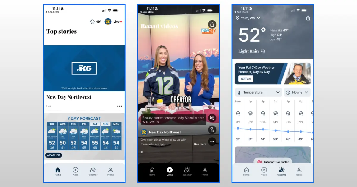 TEGNA refreshes mobile apps with personalized news, vertical videos