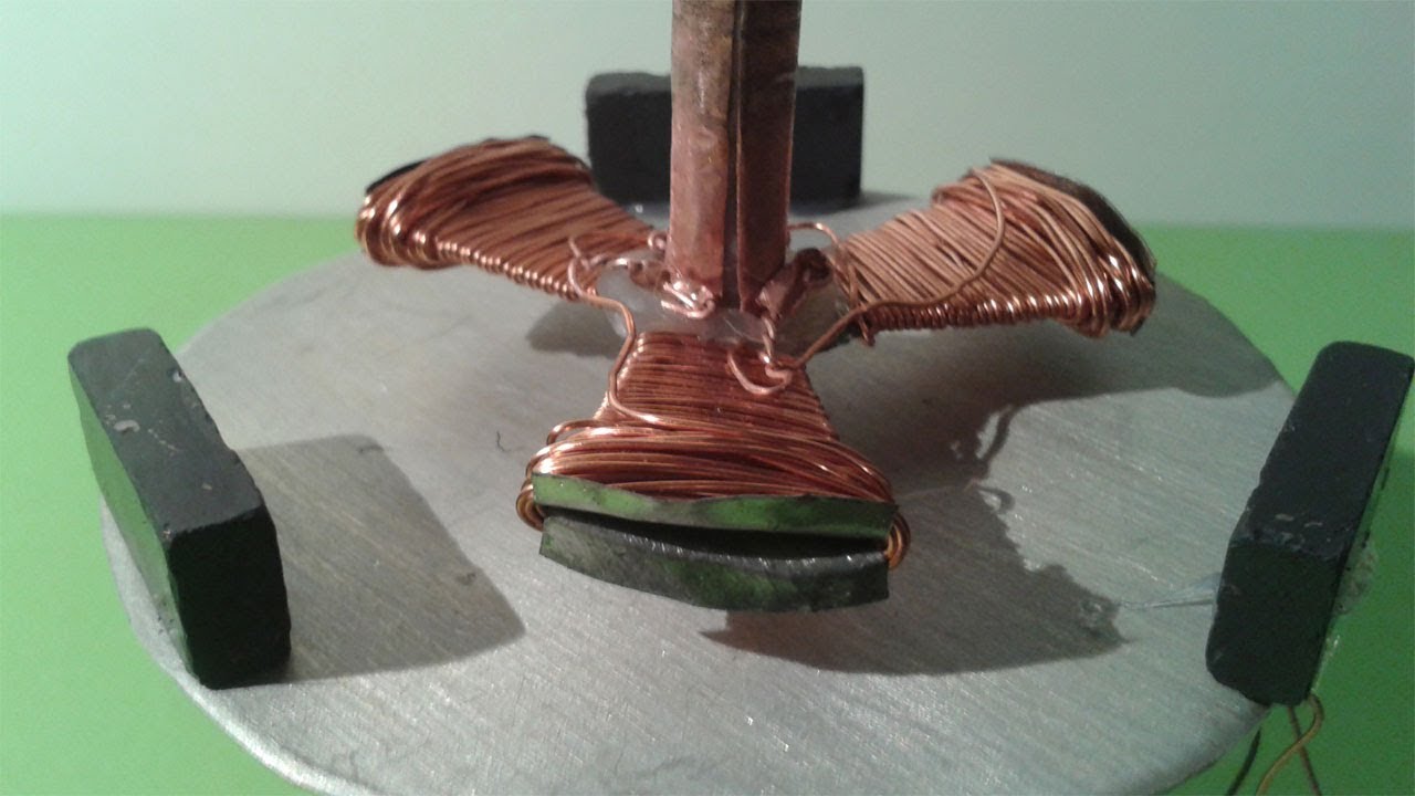 How to make a simple electric motor at home | Step-by-step DIY tutorial