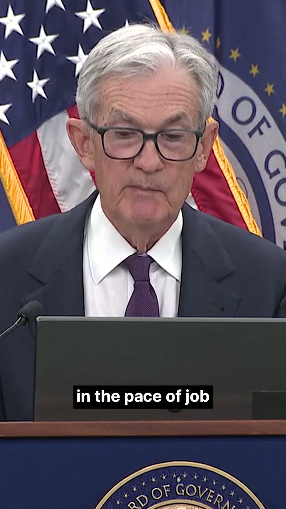 Powell addresses decision to leave interest rates unchanged