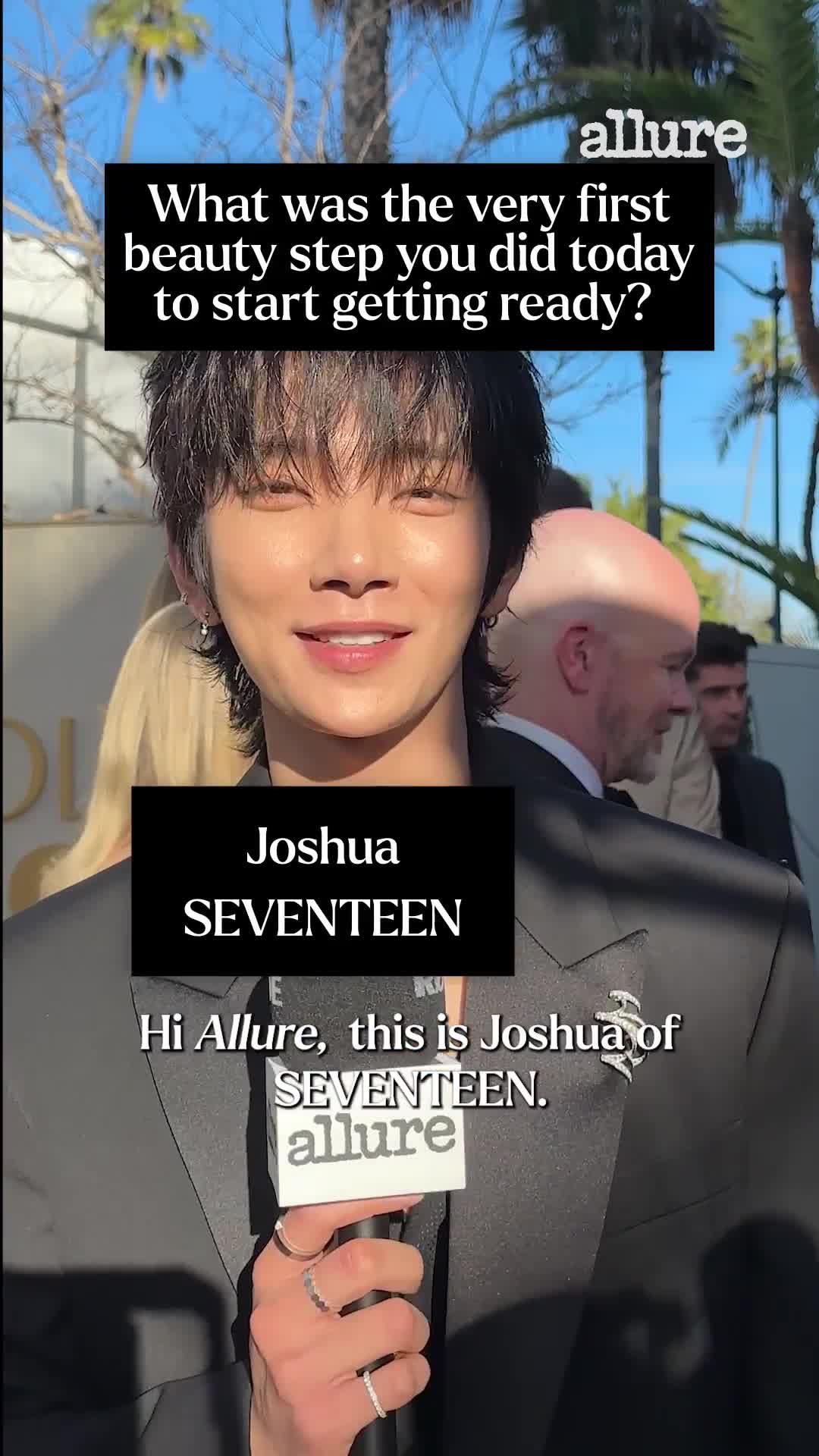 What's your very first beauty step to prepare for the Golden Globes?