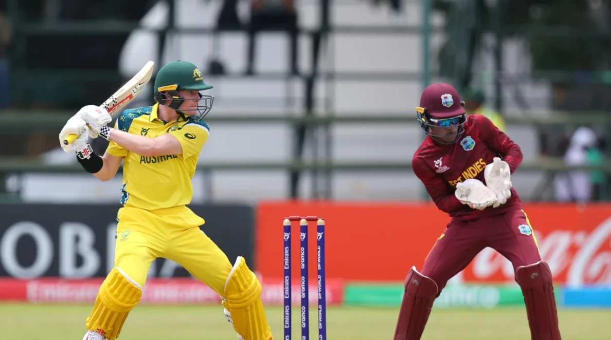 Oliver Peake’s century guides Australia to U19 World Cup semi-finals