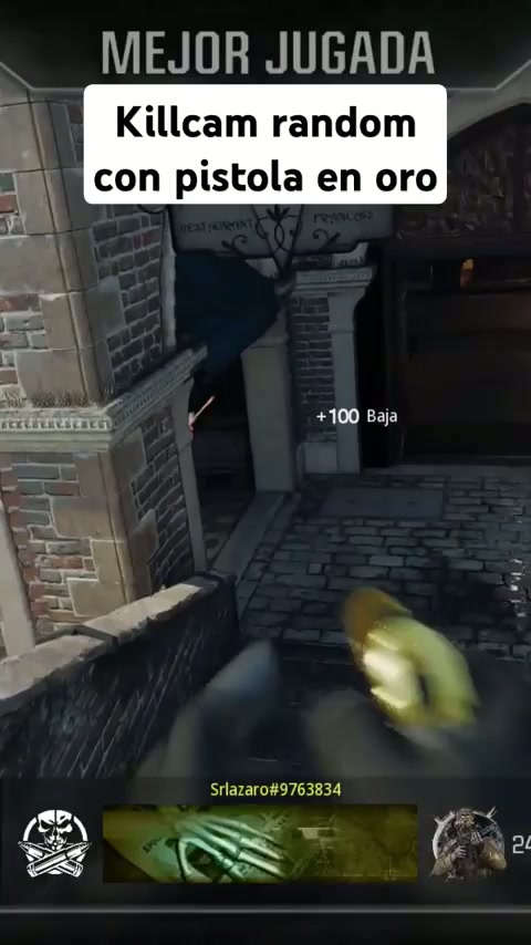 Killcam random con pistola en oro. No es de las mejores peeeero # ...