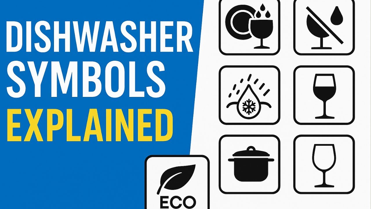 Dishwasher symbols explained: What every icon means!