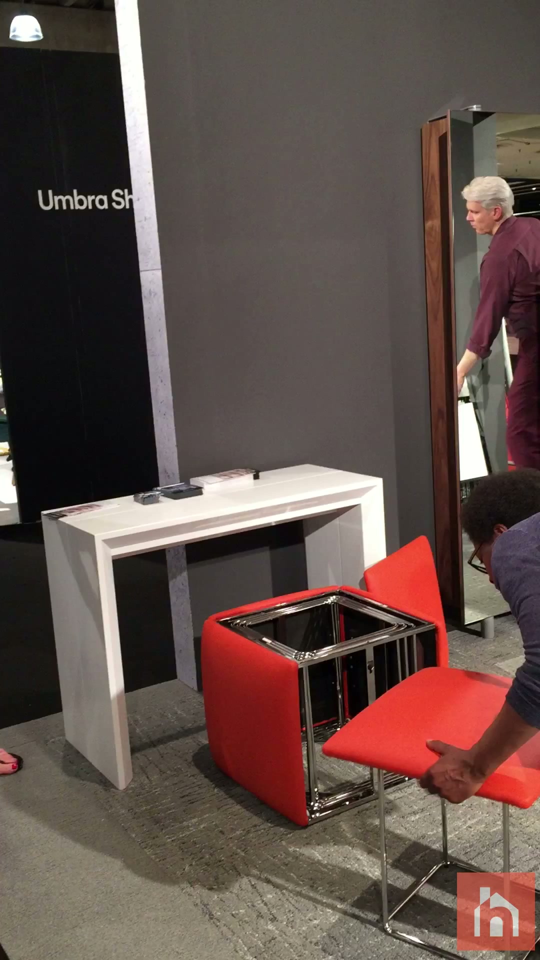 Maximize small spaces - from console to dining table and ottoman stools