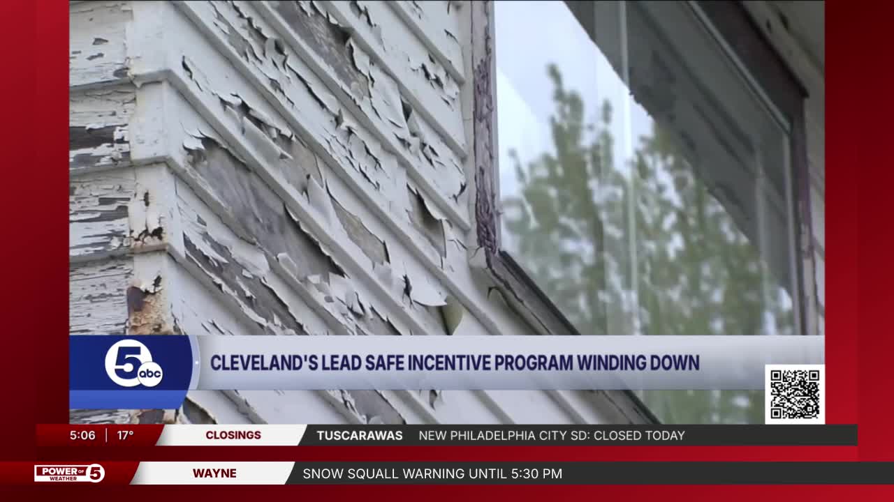 Cleveland's lead safe incentive program winds down