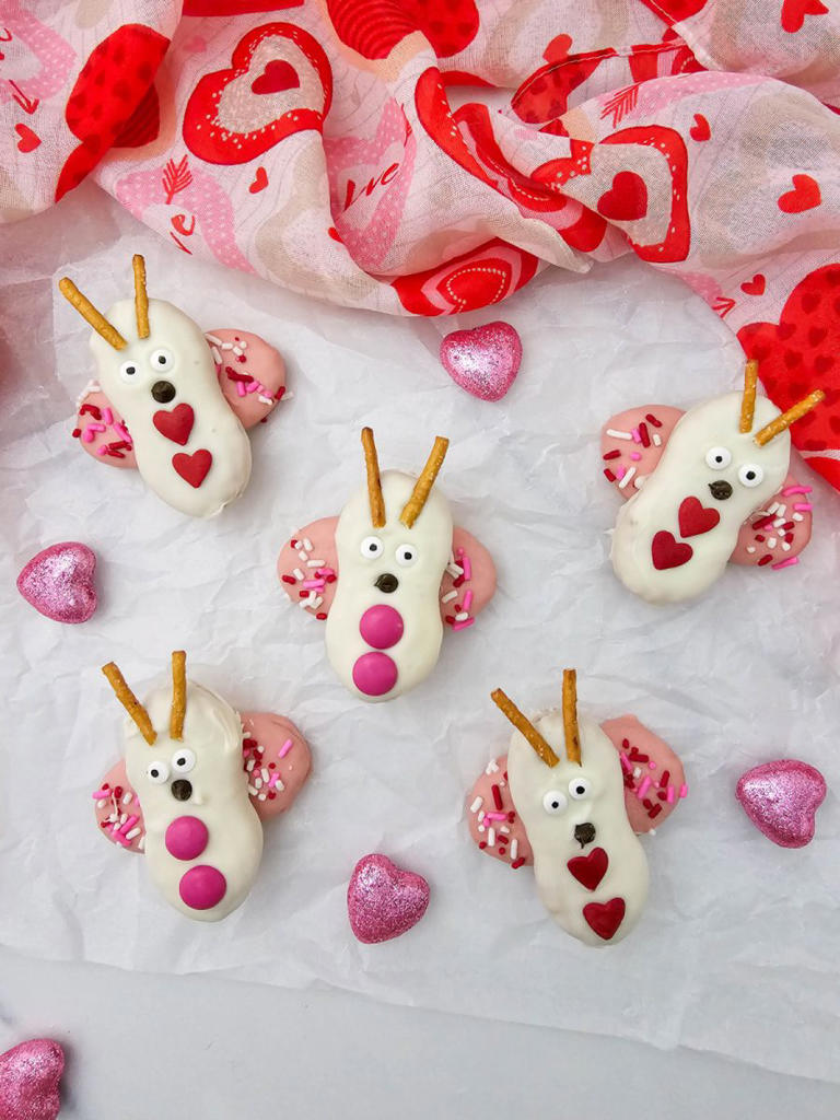 Nutter Butter love bug cookies