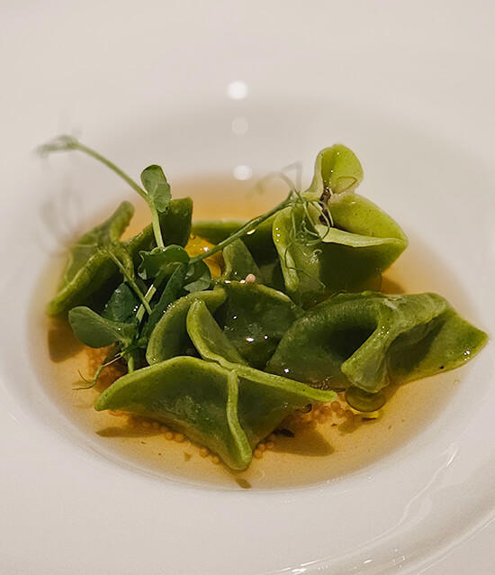 An exquisite four-hands dinner