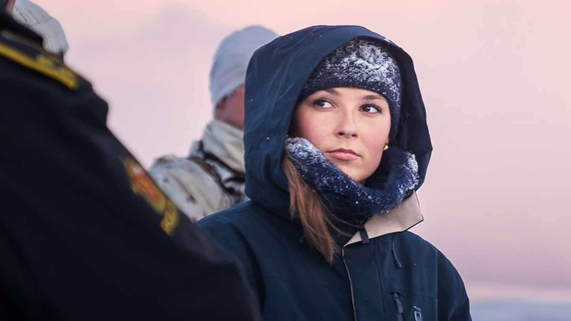 Ingrid of Norway channels 'Frozen' vibes on a dog sled journey through ...