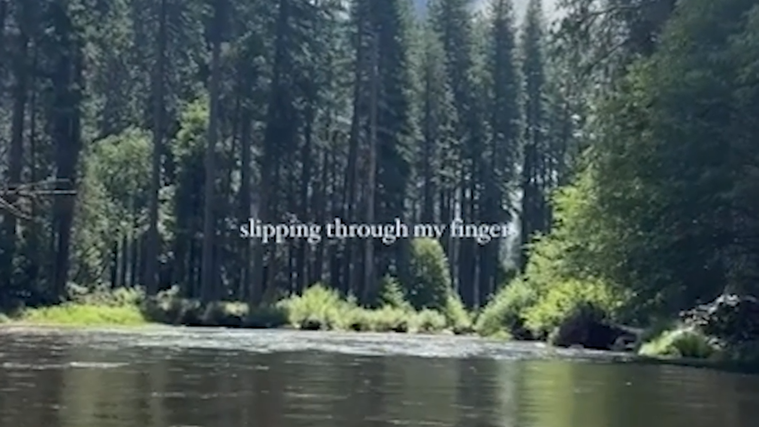 A float down the Merced River in Yosemite Valley