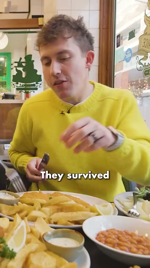 Two Brits try London's oldest fish and chips!